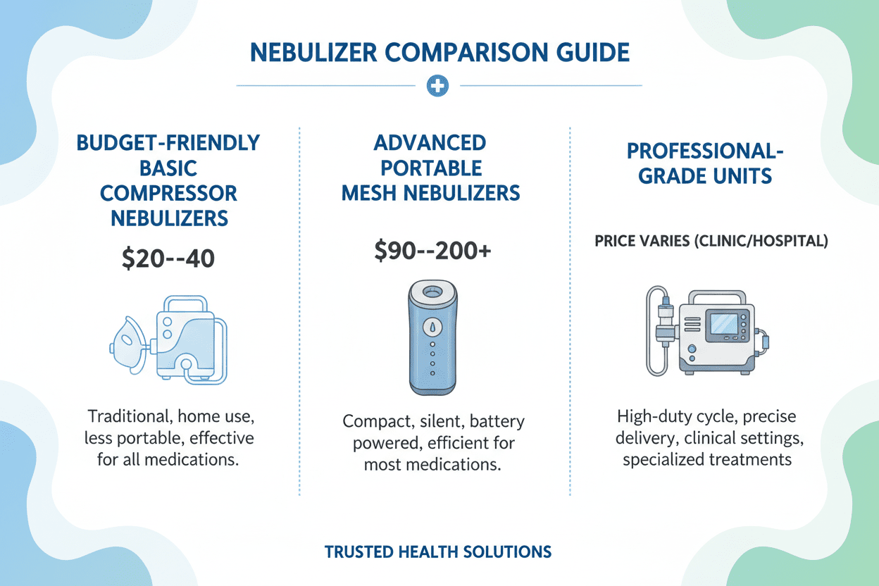 asthma machine price-Compressor Nebulizers – Portable Nebulizer Story