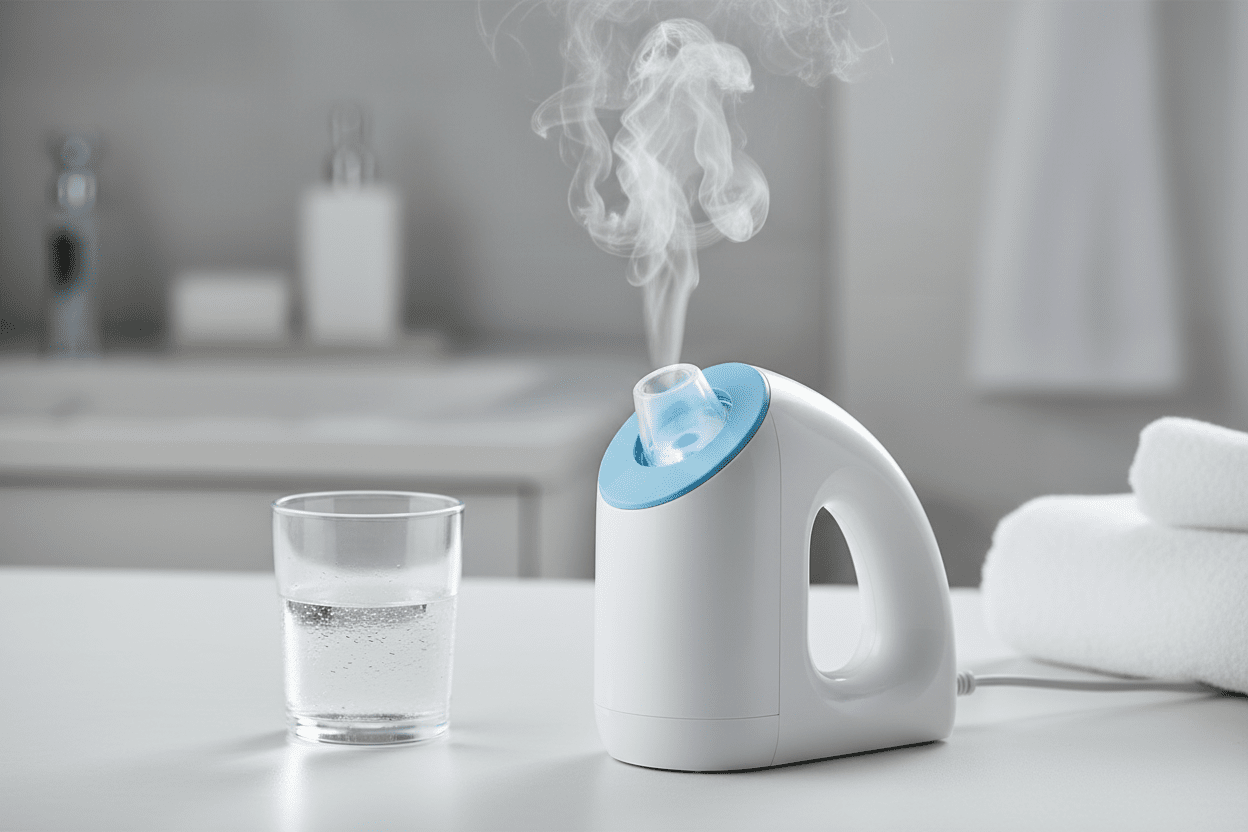 steam nebulizer for cough-provides warm, moist air to soothe – Portable ...