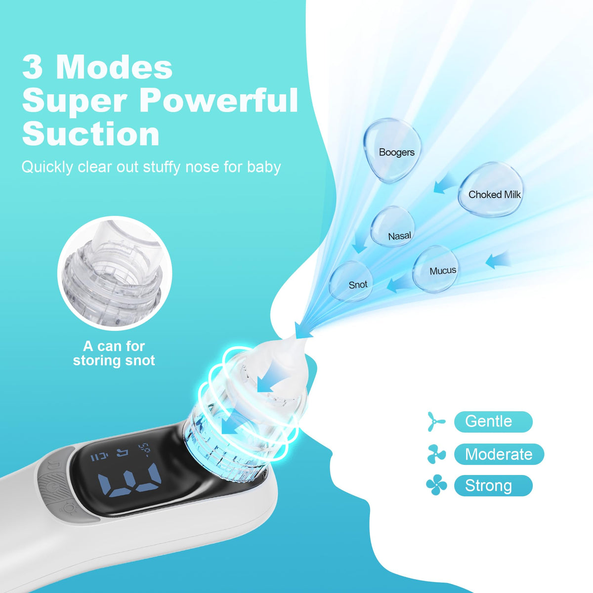 Mericonn Electric Nasal Aspirator home use – Portable Nebulizer Story